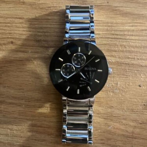 Bulova Futuro Men's Black Watch - 96C105 With New Battery | WatchCharts ...