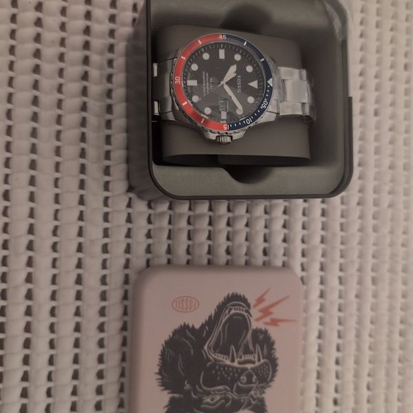 Fossil Men's Silver Stainless Steel Watch Brand New With Tag ...