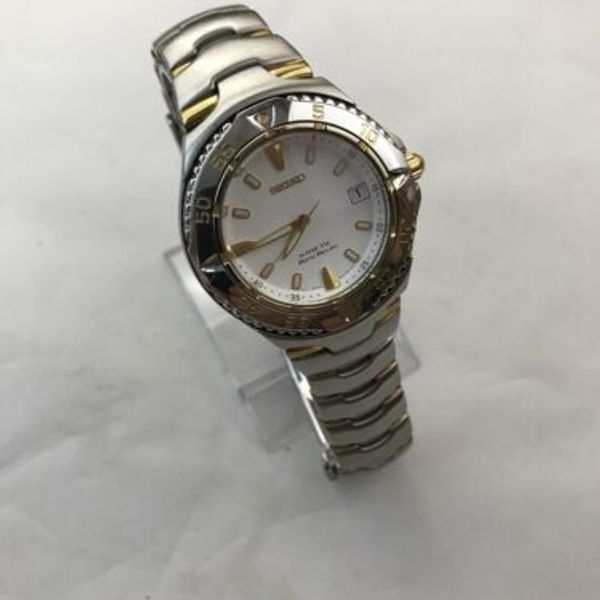 SEIKO”AUTO RELAY” Mens Kinetic watch (5J22 0C60)VERY NICE & Guaranteed! | WatchCharts Marketplace