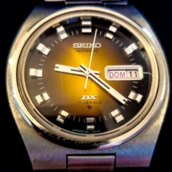 1973 Seiko Mens Watch DX 17 Jewel Automatic 6106-7619 | WatchCharts