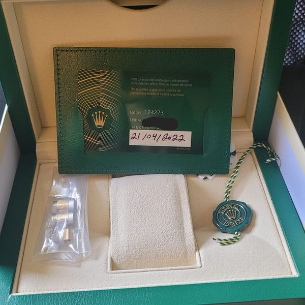 [wts] rolex explorer 1 two tone 124273 | WatchCharts Marketplace