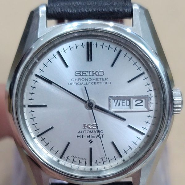 VINTAGE SEIKO KS CHRONOMETER 5626 HI BEAT AUTOMATIC 25J SS MEN WATCH | WatchCharts Marketplace