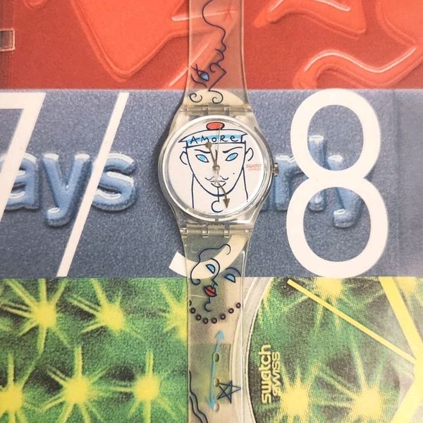Swatch FLOWERS GK207 1995 Standard Gents Artist Watch Designed By ...