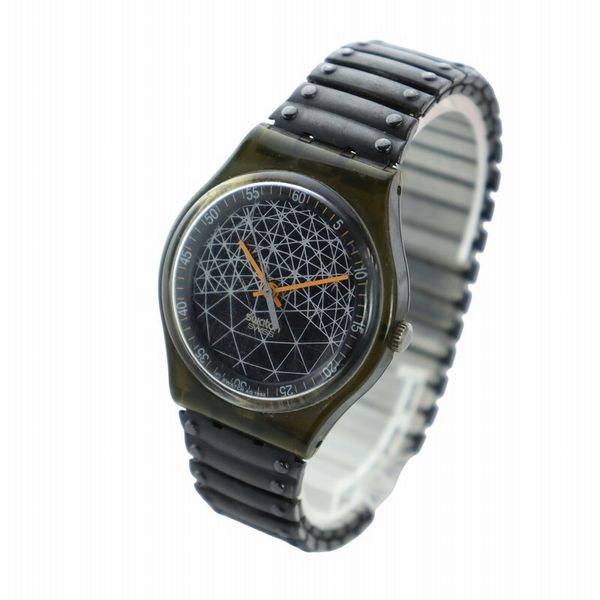 Swatch Sunscratch Solar Men's Watch Black SRM103 GY11 30mm 1.7cm Band ...