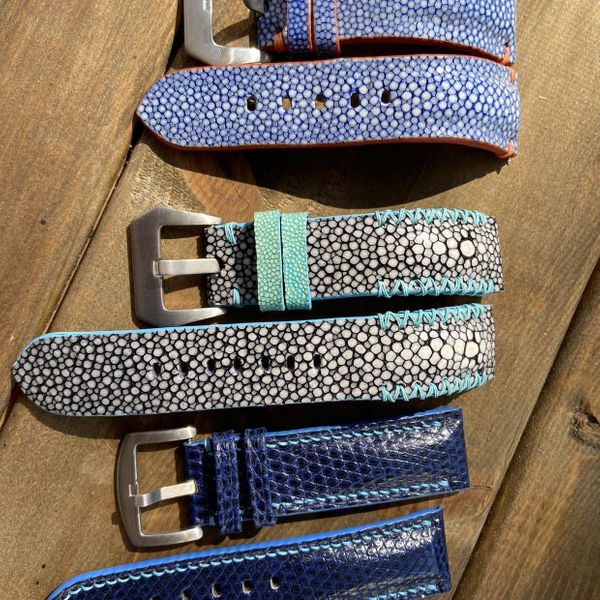 Hoang dat stingray and lizard straps | WatchCharts Marketplace