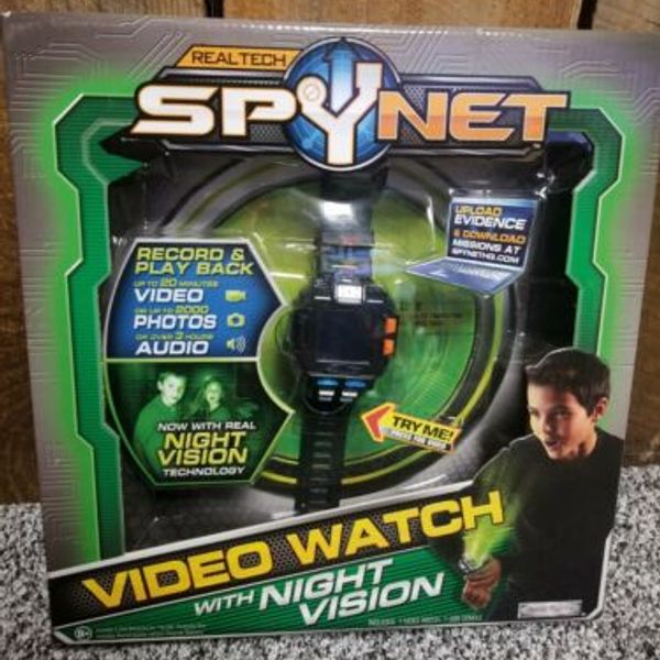 New Realtech Spynet Video Watch with Night Vision + New Spy X Micro ...