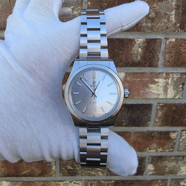 *SOLD!!!* Traska Commuter 38mm Sterling Silver (V5 Ref. 8233 - newest ...