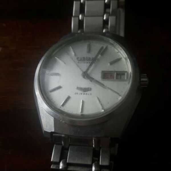 VINTAGE CITIZEN AUTOMATIC DAY DATE JAPAN MOVEMENT NO.7200 MEN'S WRIST ...