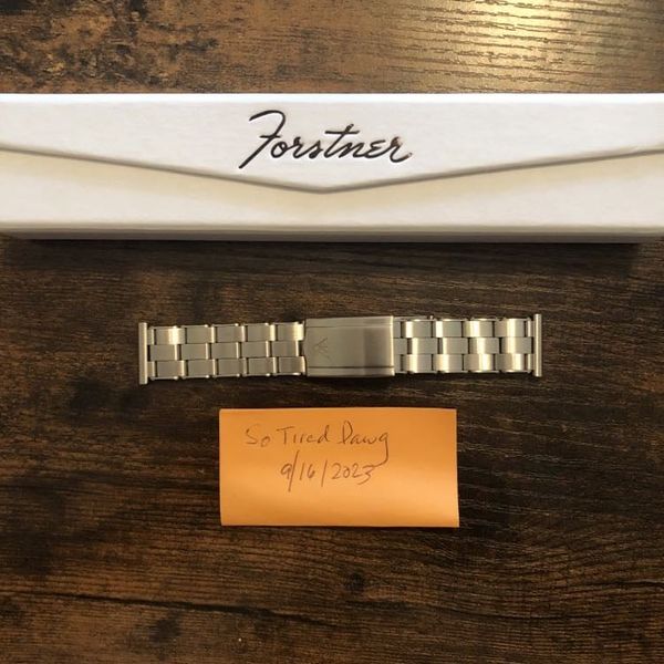 [WTS] Forstner Stretch Rivet Bracelet 20MM | WatchCharts Marketplace
