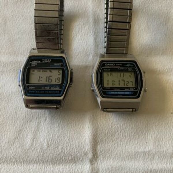 Vintage Casio Marlin W-35 and Timex Lithium | WatchCharts Marketplace