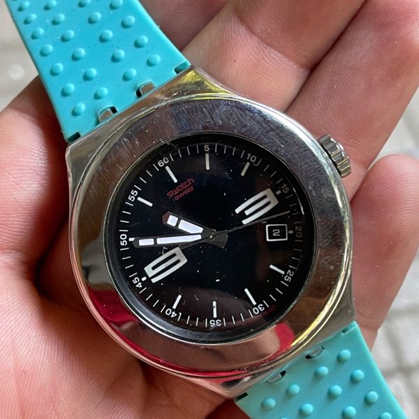 SWATCH IRONY NABAB 2003 SWISS MADE MENS WATCH 41MM RARE | WatchCharts ...