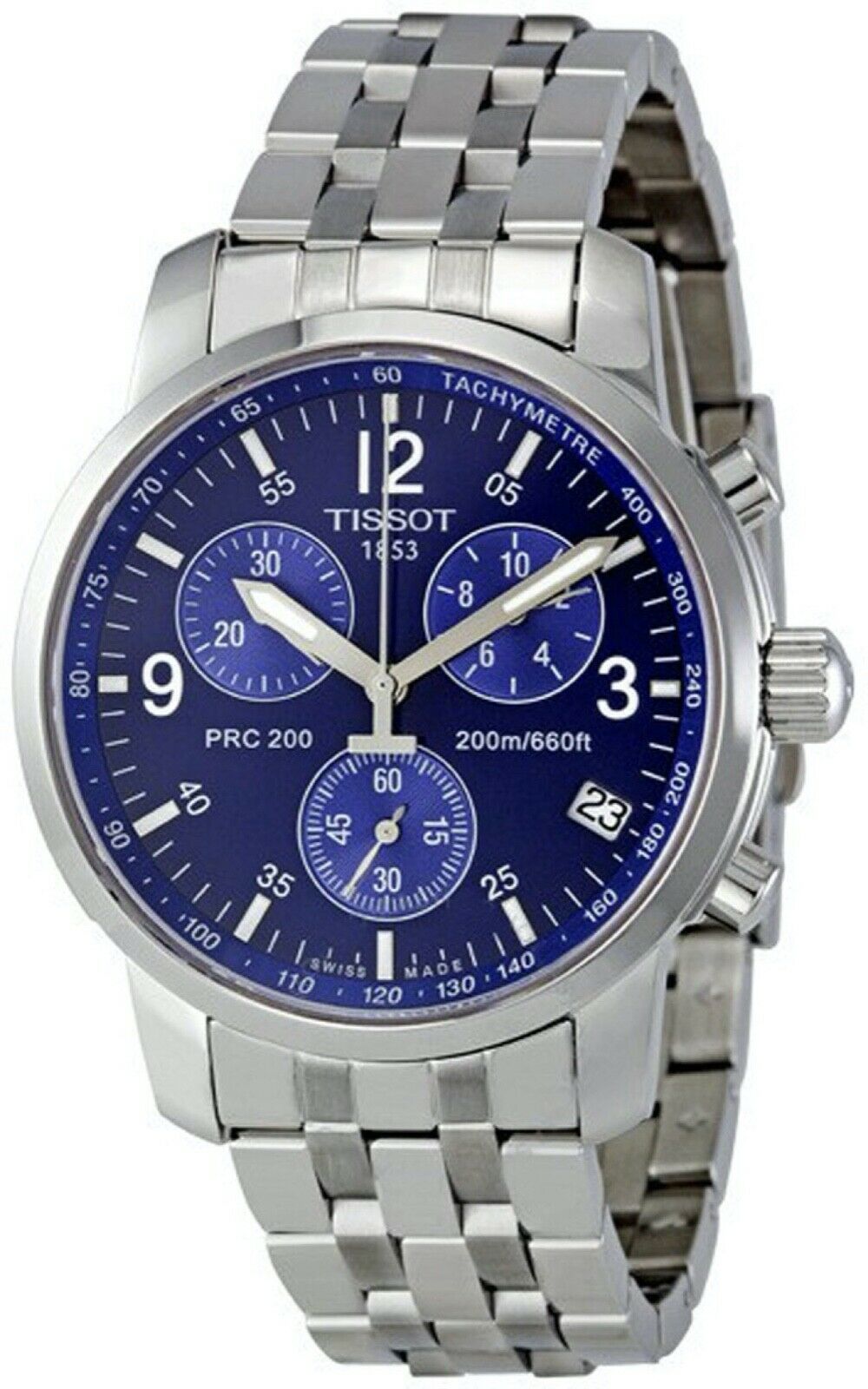 Tissot PRS 200 Quartz Chronograph Blue (T17.1.586.42) Market Price ...