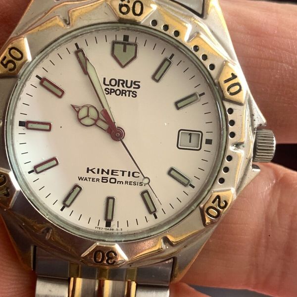 VINTAGE LORUS SPORT BY SEIKO KINETIC {New Capacitor Fitted ...
