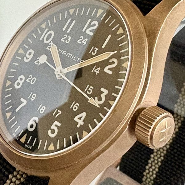 Hamilton Khaki Field Men's Black Watch - H69459530 | WatchCharts ...