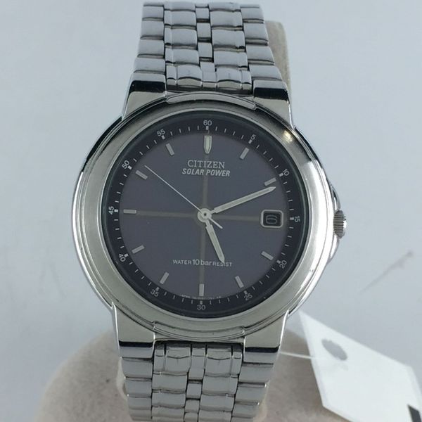 [Used] CITIZEN GN-4W-S / Solar watch / Analog / Stainless steel / GRY / SLV / Scratched dial ...