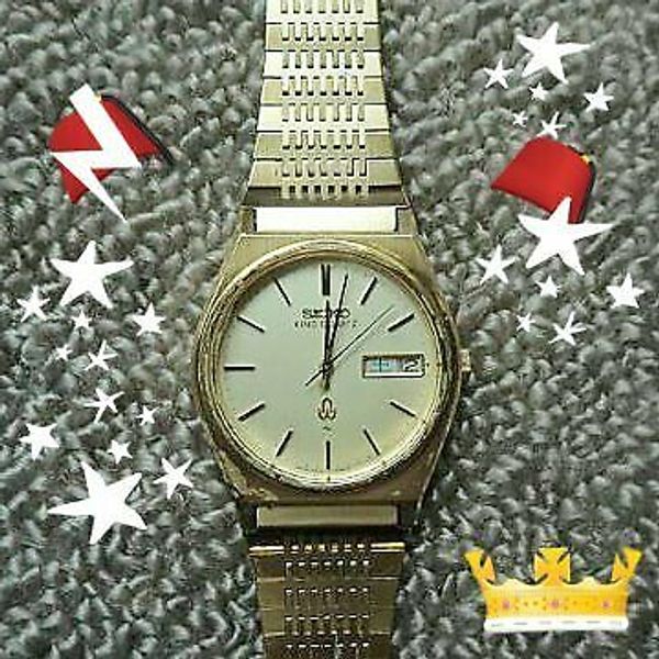 Seiko King Quartz Gold 5856-7030 Wrist watch PREMIUM Vintage Used from ...