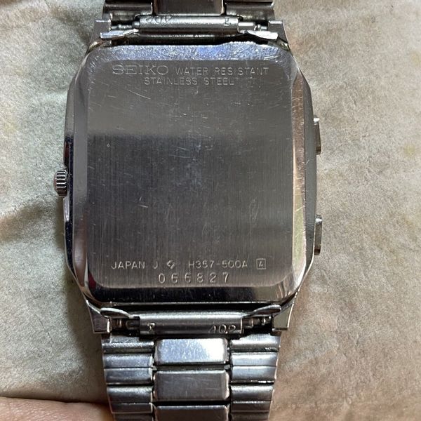 Seiko H357-500A Ana-digi Watch Japan WORKING Vintage James Bond | WatchCharts Marketplace