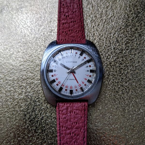 [WTS] Vintage VANTAGE (Hamilton) 12-24hr Mechanical Watch, 17 Jewels ...