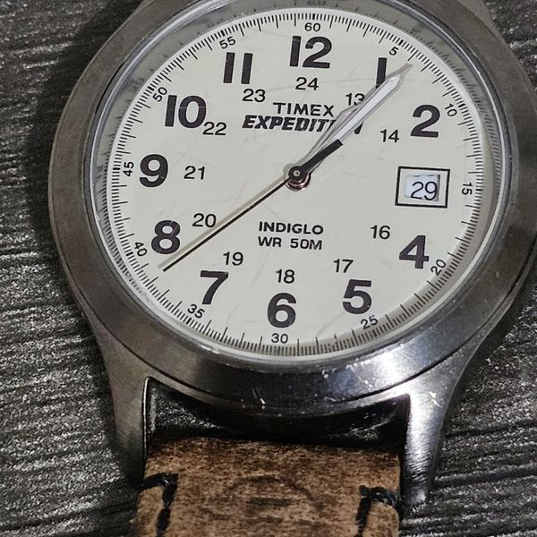 VINTAGE TIMEX Indiglo WR 50m Military Style Dial BA | WatchCharts ...