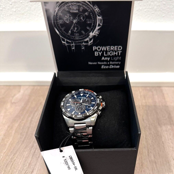 Citizen Promaster Land Eco-Drive Chronograph Men's Blue Dial Watch ...