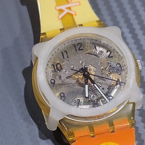 SWATCH - DESTINATION SAN FRAN - GK 209SF- Black and Silver Hands - New ...