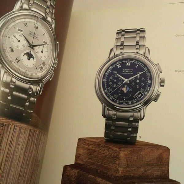 Zenith book Catalog with Price List 2002 | WatchCharts Marketplace