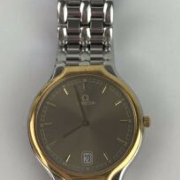 Vintage Omega 18k & Stainless Ref 1449/432 Quartz Wristwatch ...