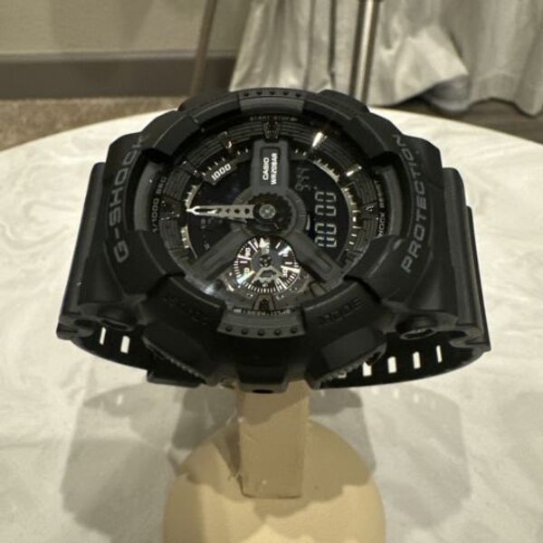 Casio G-Shock (5146) GA-110 Men's Wristwatch, Black. Good Condition ...
