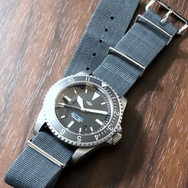 FS: MKII Fulcrum American Milsub Diver, Grey Bezel, MK II | WatchCharts ...