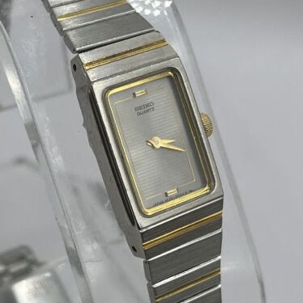RARE Vintage Seiko 2E20-5420 Quartz Ladies Watch Two Tone- New Battery ...