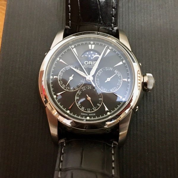 Oris Artelier Moonphase Complication Automatic Men's Watch | WatchCharts