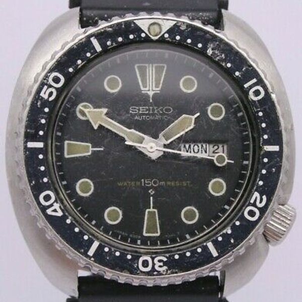 VINTAGE 1979 Seiko 6309-7049 Mens 43mm Automatic Steel Divers Watch = NEEDS TLC | WatchCharts ...