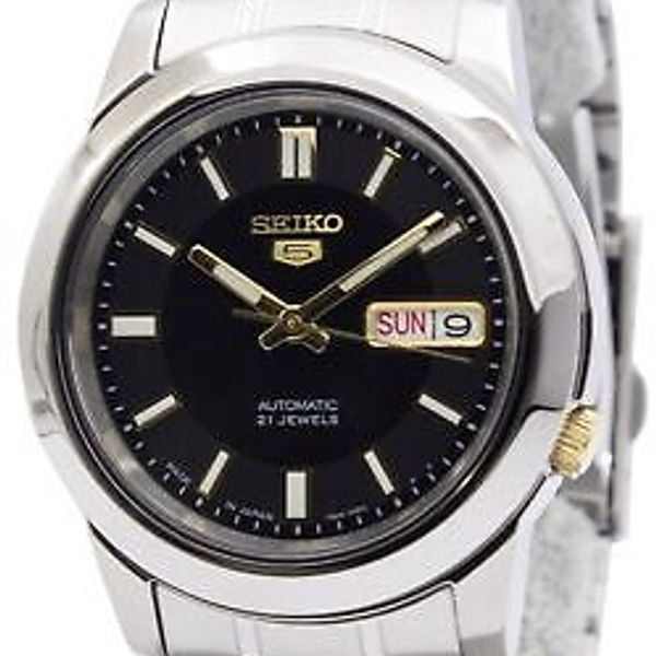 Seiko 5 Automatic 21 Jewels Japan Made SNKK17 SNKK17J1 SNKK17J Men's ...