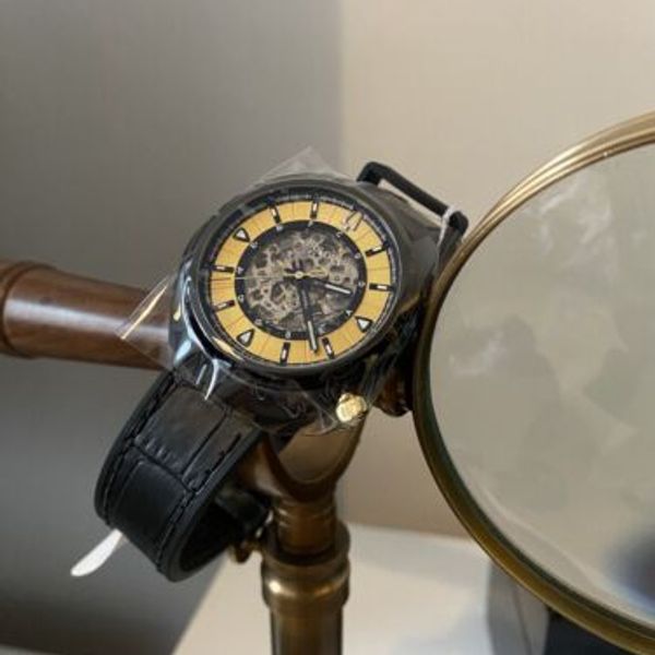 Bulova Grammy Men's Black Gold Watch - 98A241 Special Edition ...