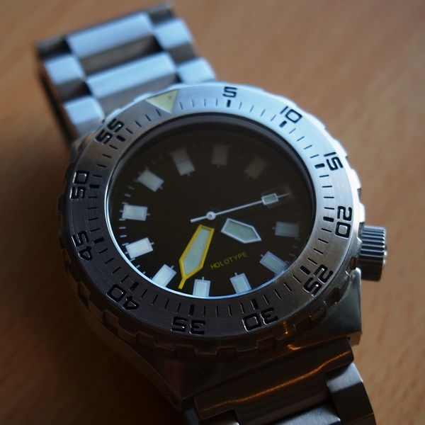 SOLD.. Halios Holotype SS black dial ,,,, 090/300 | WatchCharts Marketplace