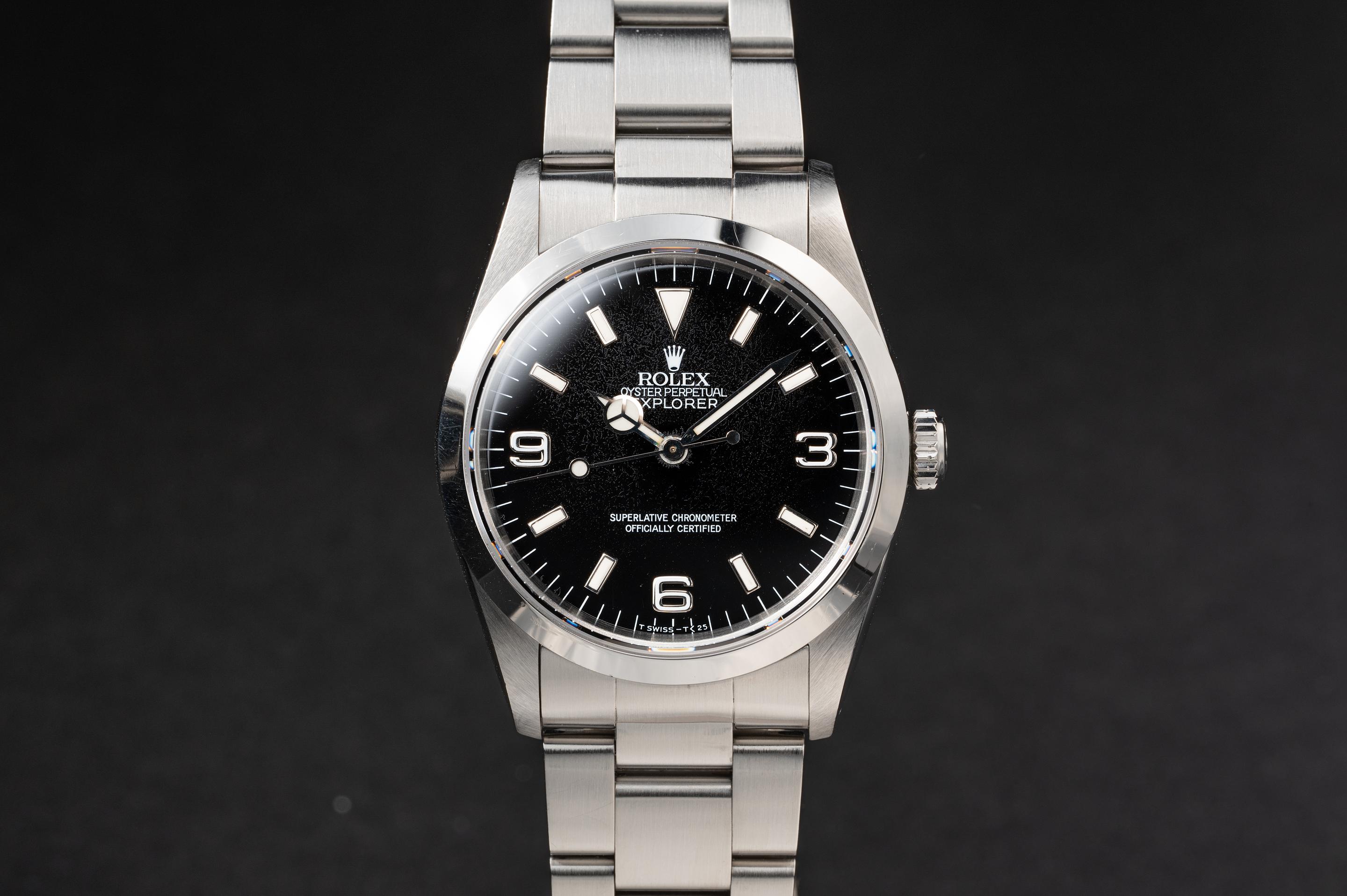 FS: 1993 Rolex Explorer 14270 with Box and Rolex Service Papers ...