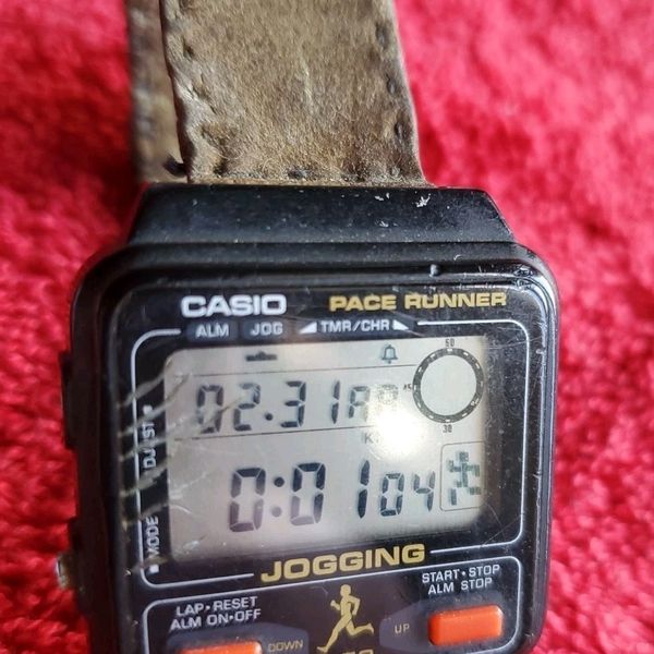 Vintage Casio J-50 Pace Runner Jogging Watch , Stop Watch, Alarm, Working. Japan | WatchCharts ...