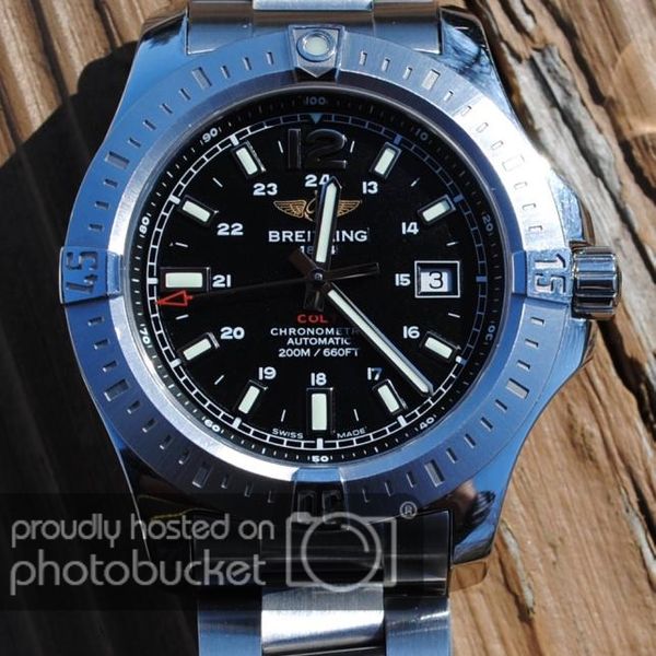 For sale: Breitling Colt 44mm Automatic with steel bracelet and rubber ...