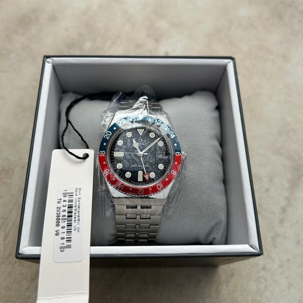 Timex Q GMT Stainless Steel Bracelet Watch | WatchCharts Marketplace