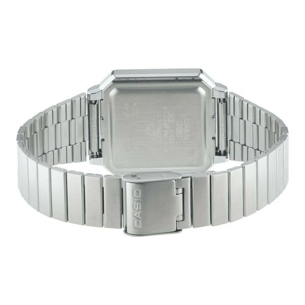 Casio Vintage Digital Chrome Plated Unisex Watch A100WE-1A ...