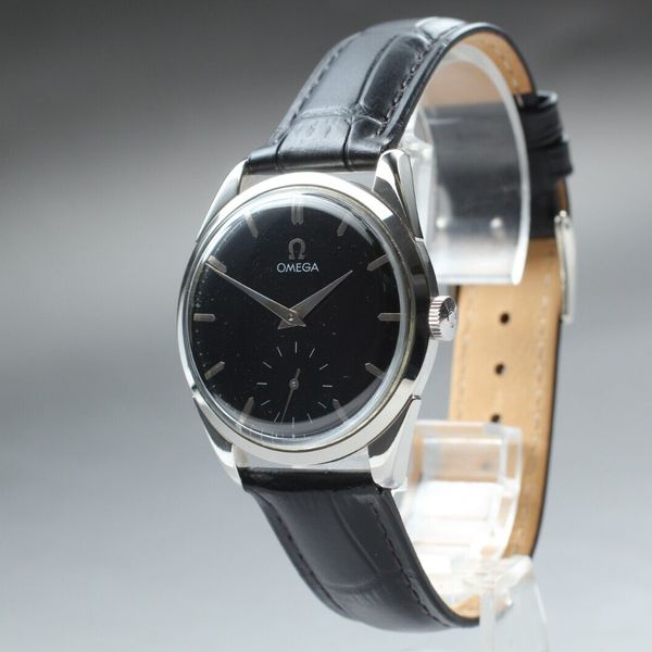 [MINT] Vintage OMEGA 2900-1 Small Second Cal.267 Manual Winding Black ...