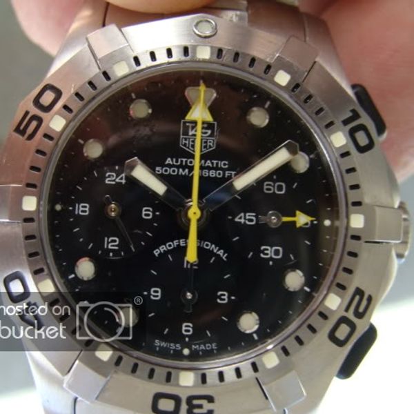 Tag heuer Aquagraph on bracelet $1100 new photos added | WatchCharts
