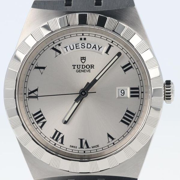 Tudor [TUDOR] 28500 Royal Day Date Tudor Silver Dial SS / Stainless ...