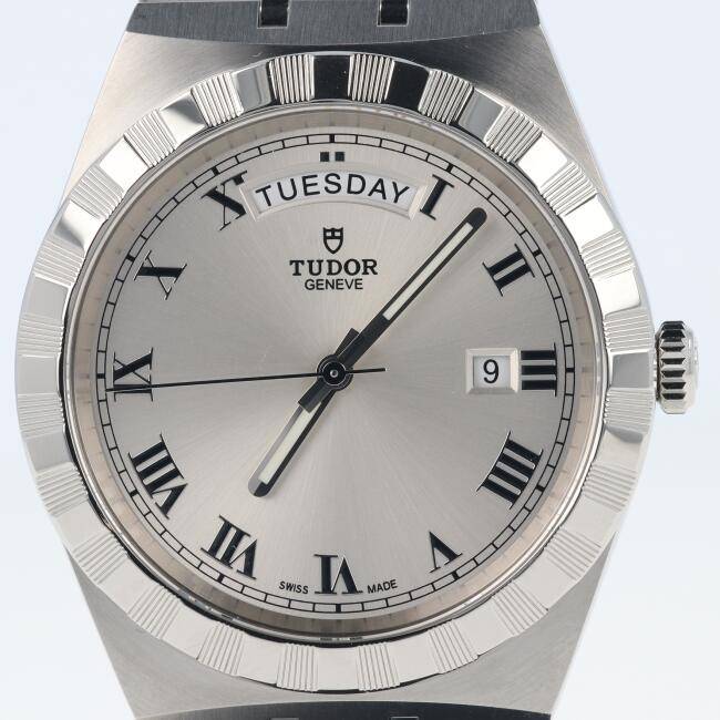 Tudor [TUDOR] 28500 Royal Day Date Tudor Silver Dial SS / Stainless ...