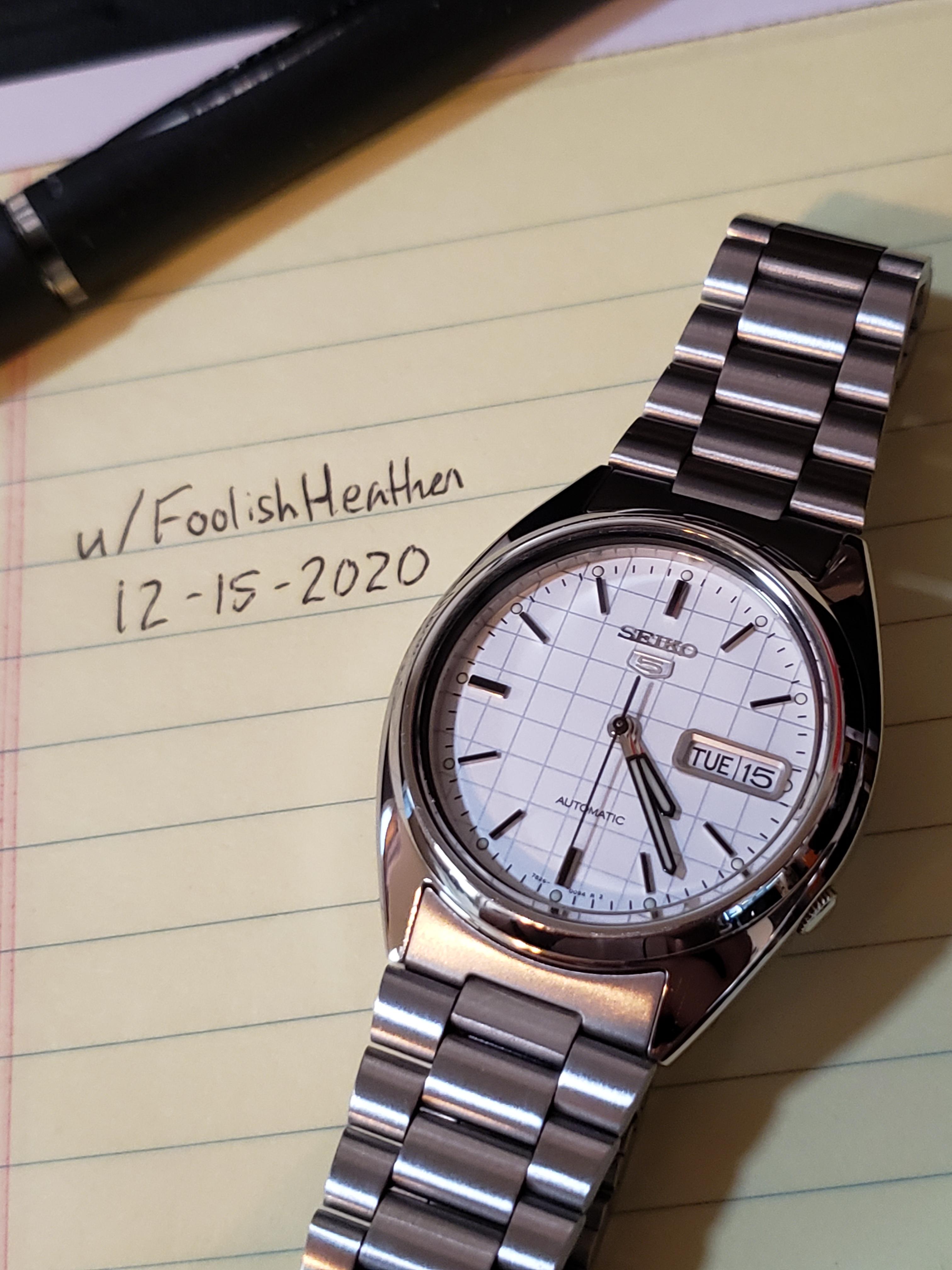 [WTS] Seiko SNXF05. Fantastic discontinued Seiko 5 model! | WatchCharts