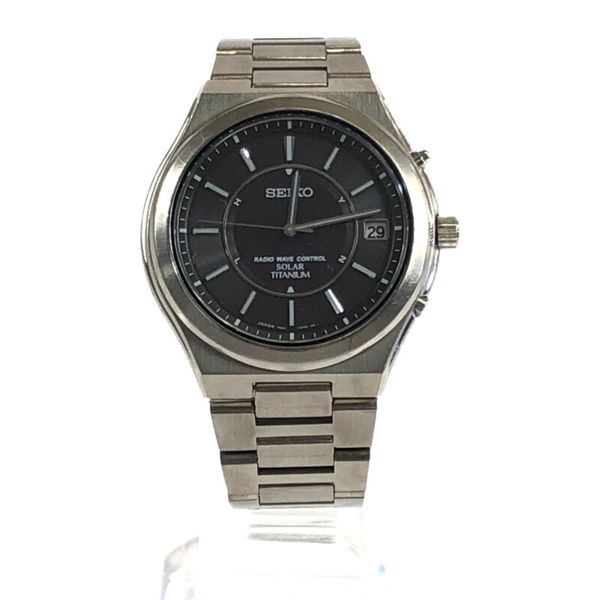 [Used] [Men's] SEIKO RADIO WAVE CONTROL SOLAR TITANIUM 7B22-0AF0 Seiko ...