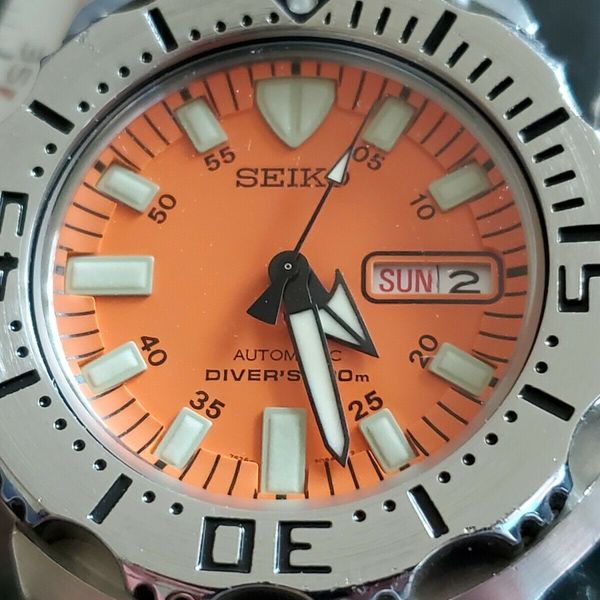 SEIKO Orange Monster Diver Watch SKX781 Automatic First Generation ...