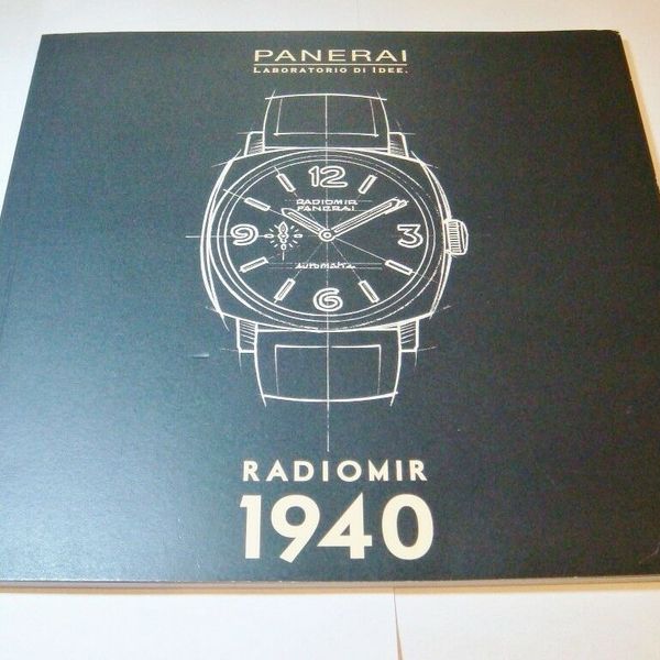 PANERAI RADIOMIR 1940 Watch Book Catalogue 2015 | WatchCharts Marketplace