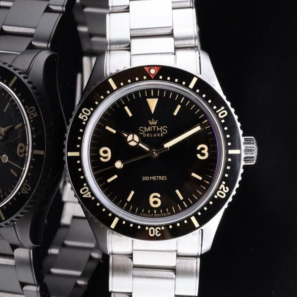 Auth. 2022 Timefactors Smiths Commander PRS-60 Automatic Dive Watch Box ...