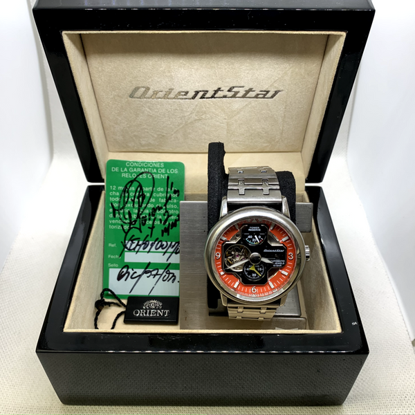 (RARE) Orient Star Retro Future Airplane Automatic Sapphir 23 J Men ...